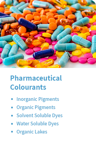 Manufacturer of Cosmetic Pigments, Fluorescent Dyes and Food Colours